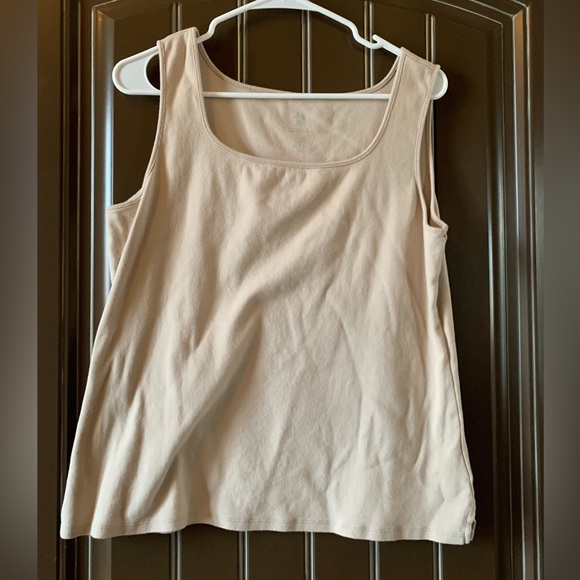 Ruby Rd. | Tops | Ruby Rd Knit Tank Top Cream Xl | Poshmark